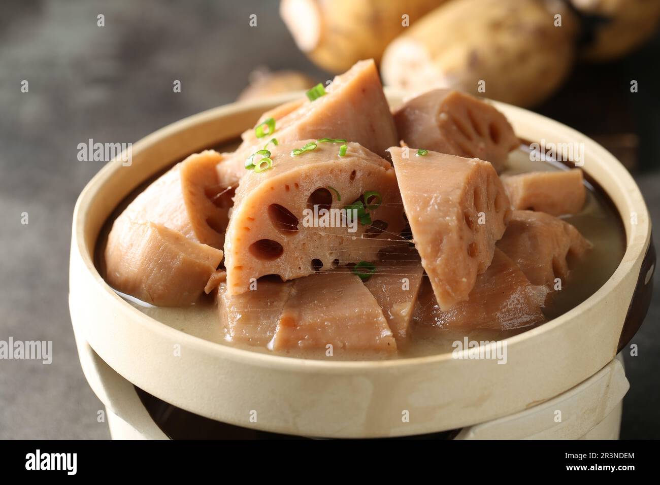 Chinese food , Lotus Root Soup Stock Photo - Alamy