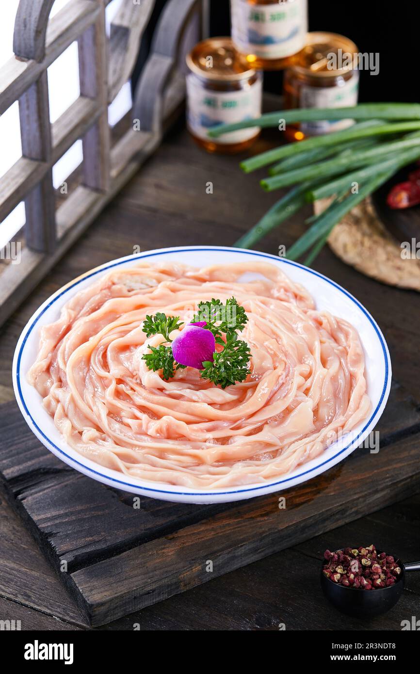 duck intestine for hot pot,yakiniku, sukiyaki and shabu used Stock ...