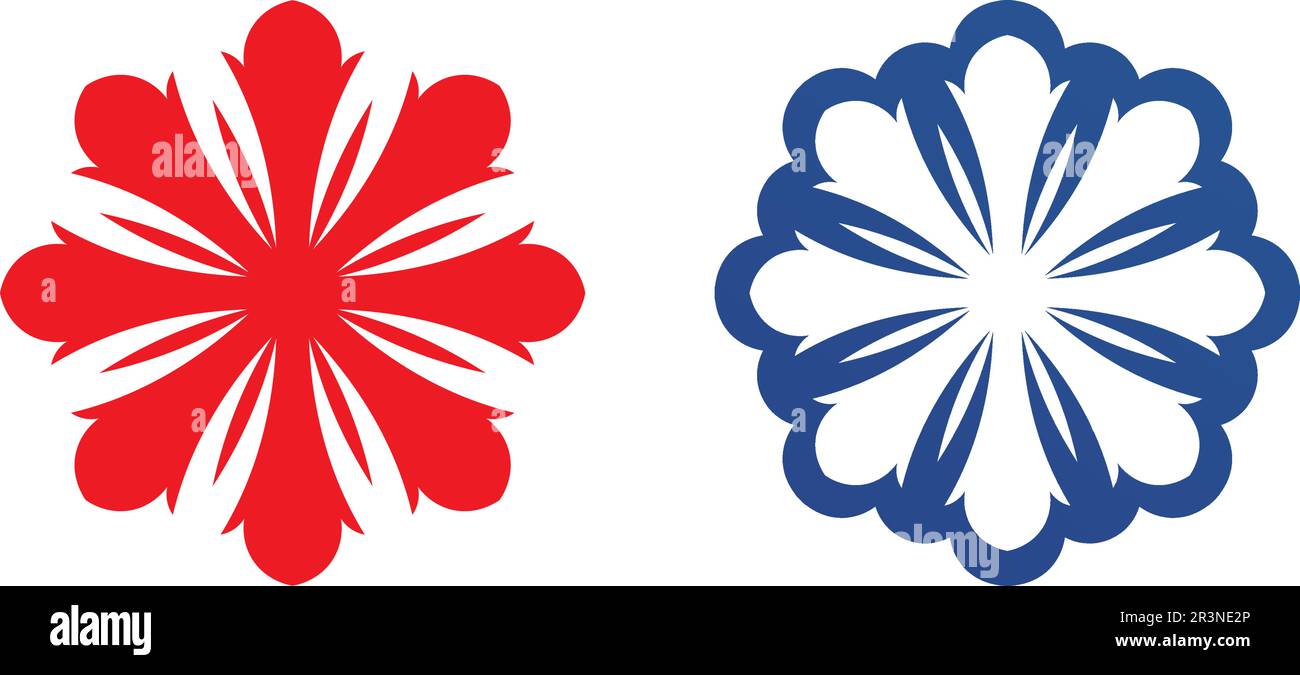 Vector Lotus Flower Sign for Wellness, Spa and Yoga. Vector ...