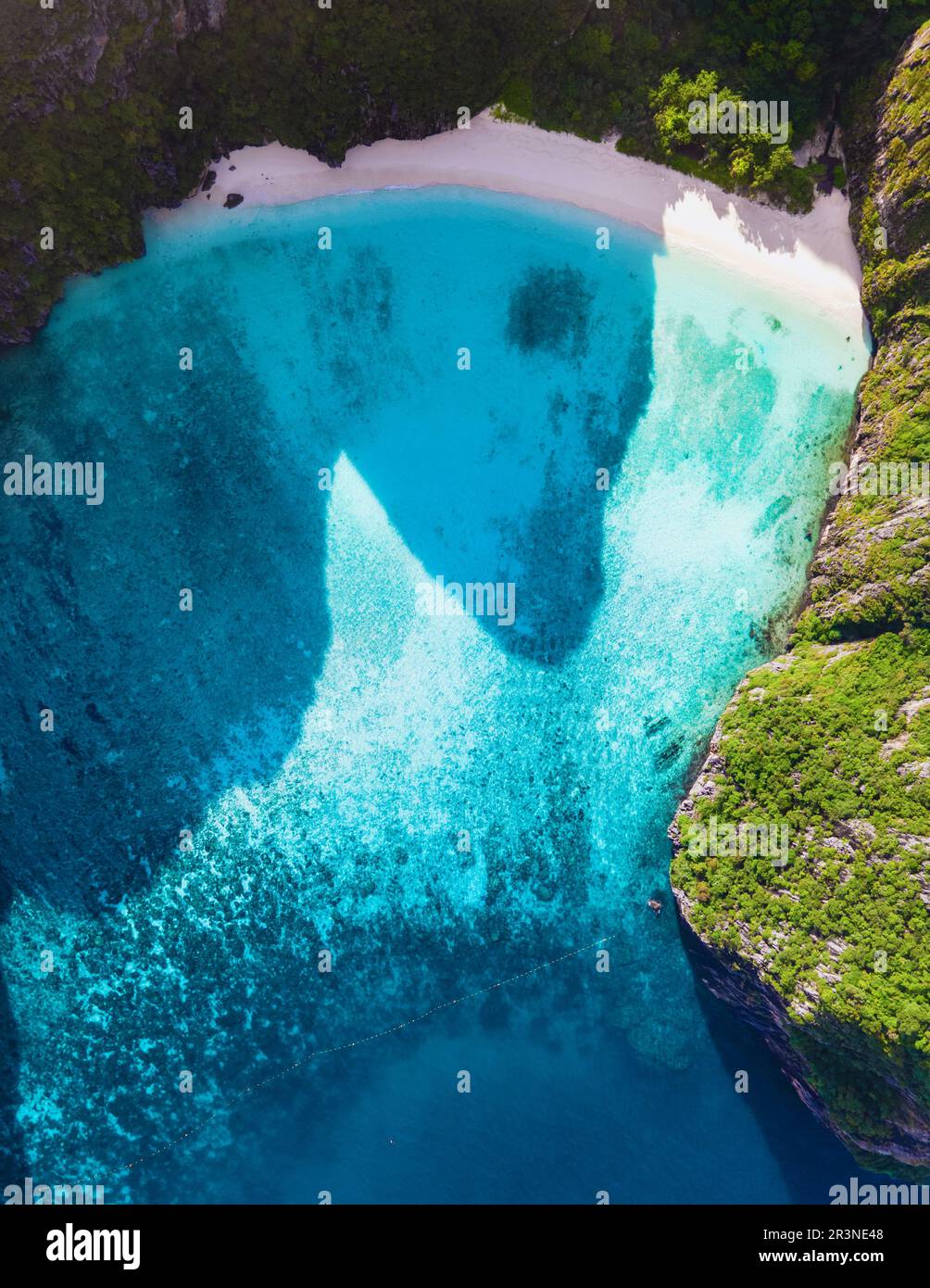 Maya Bay Koh Phi Phi Thailand, Turquoise clear water Thailand Koh Pi Pi ...