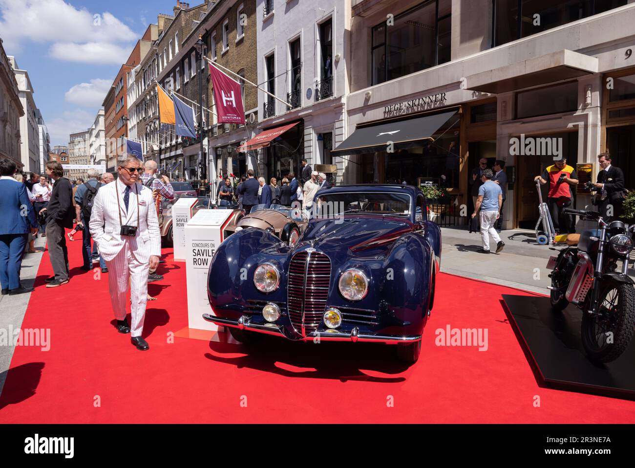 Concours on Savile Row, collaboration between tailors and some of the ...