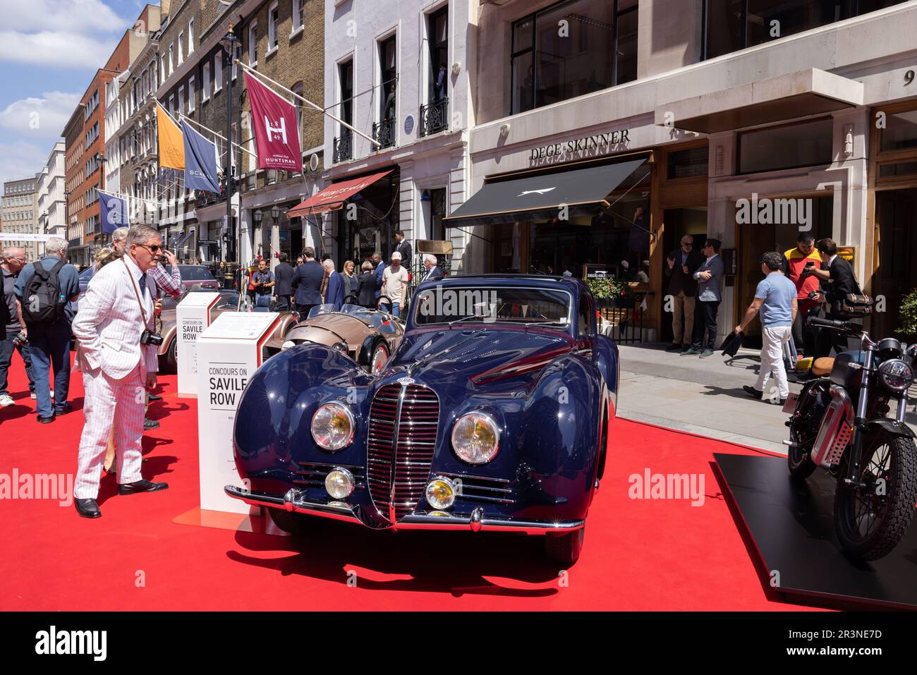 Concours on Savile Row, collaboration between tailors and some of the ...