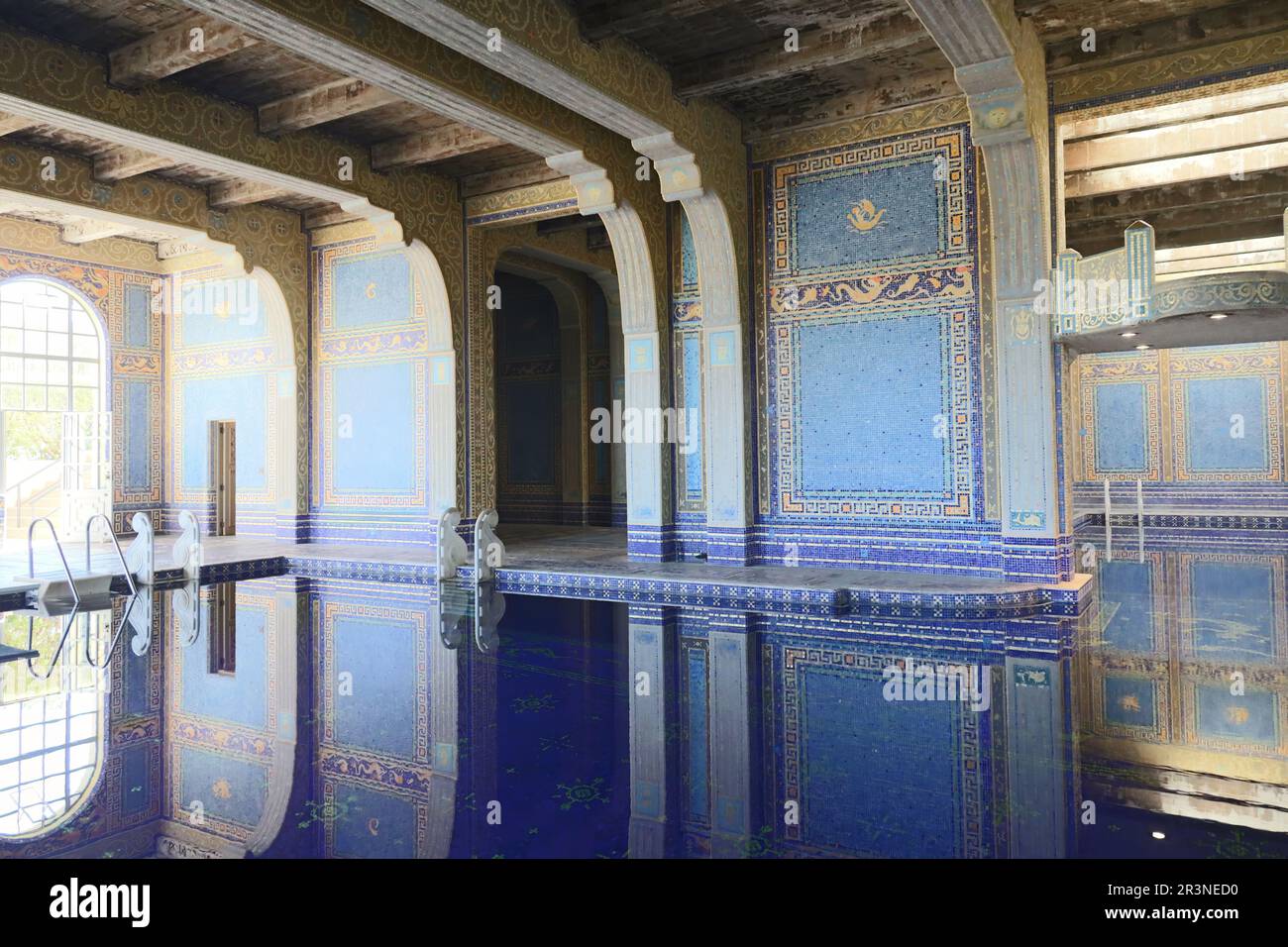 Hearst Castle Indoor Pool Night