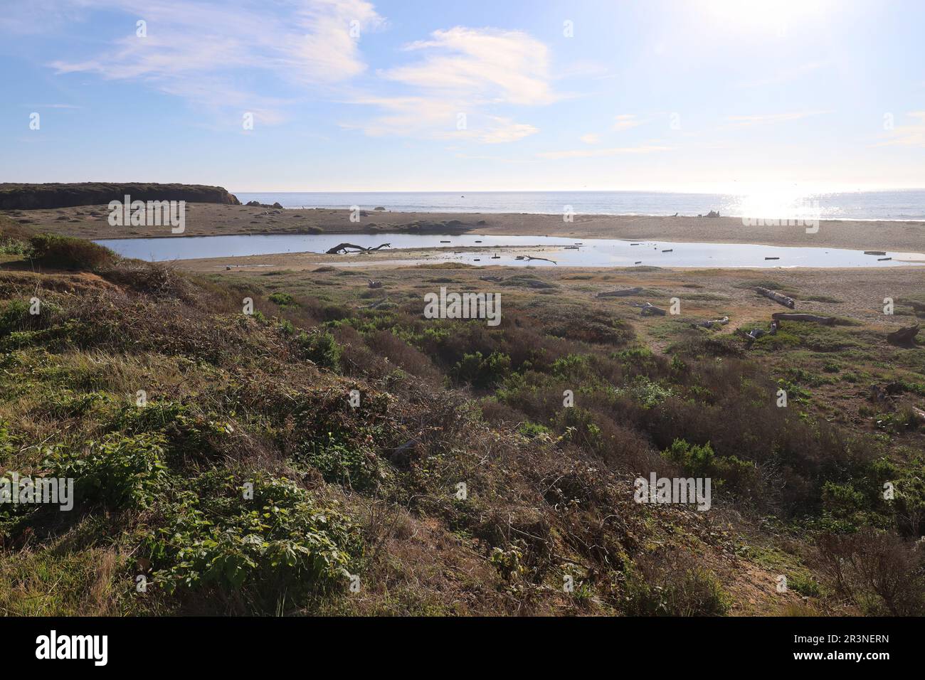San simeon beach hi-res stock photography and images - Alamy