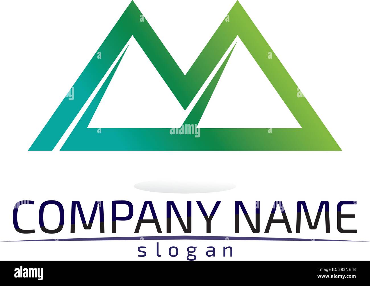 Mountain nature landscape logo and symbols icons template design Vector Stock Vector Image & Art ...