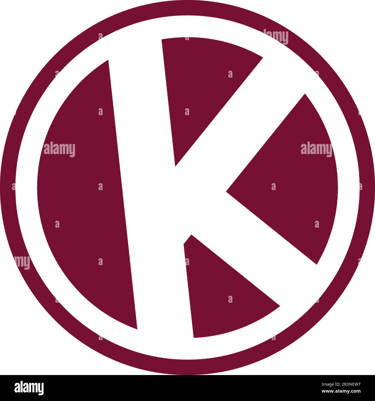 k letter k logo design and vector Stock Vector Image & Art - Alamy