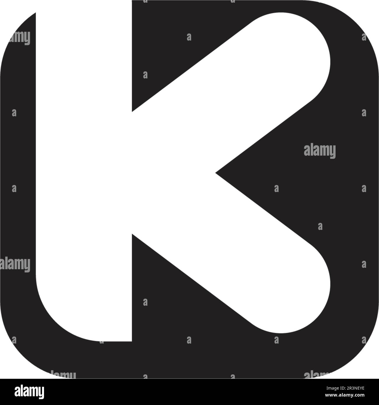k letter k logo design and vector Stock Vector Image & Art - Alamy