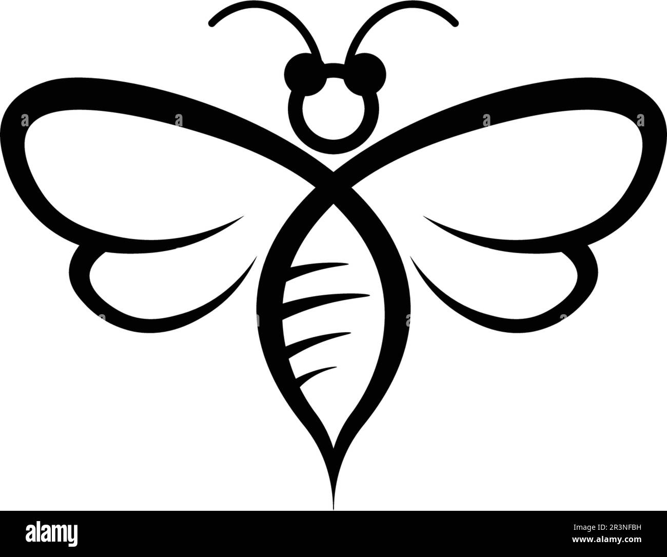 vector bee honey honey bee logo nice orange sweet unique warm design ...