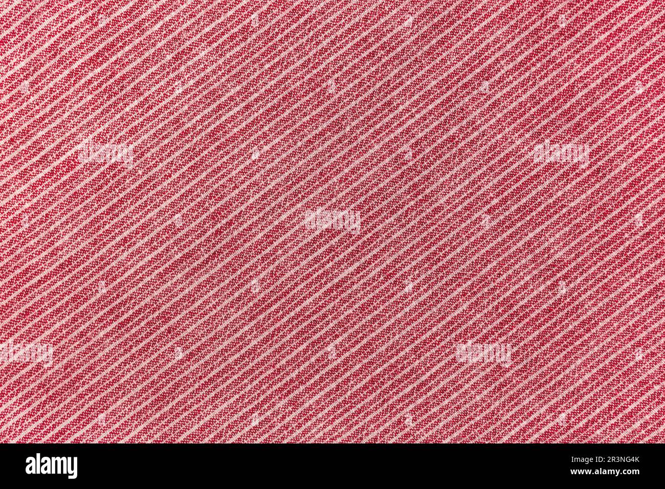 Natural linen texture as background. Cotton fabric with red and white ...