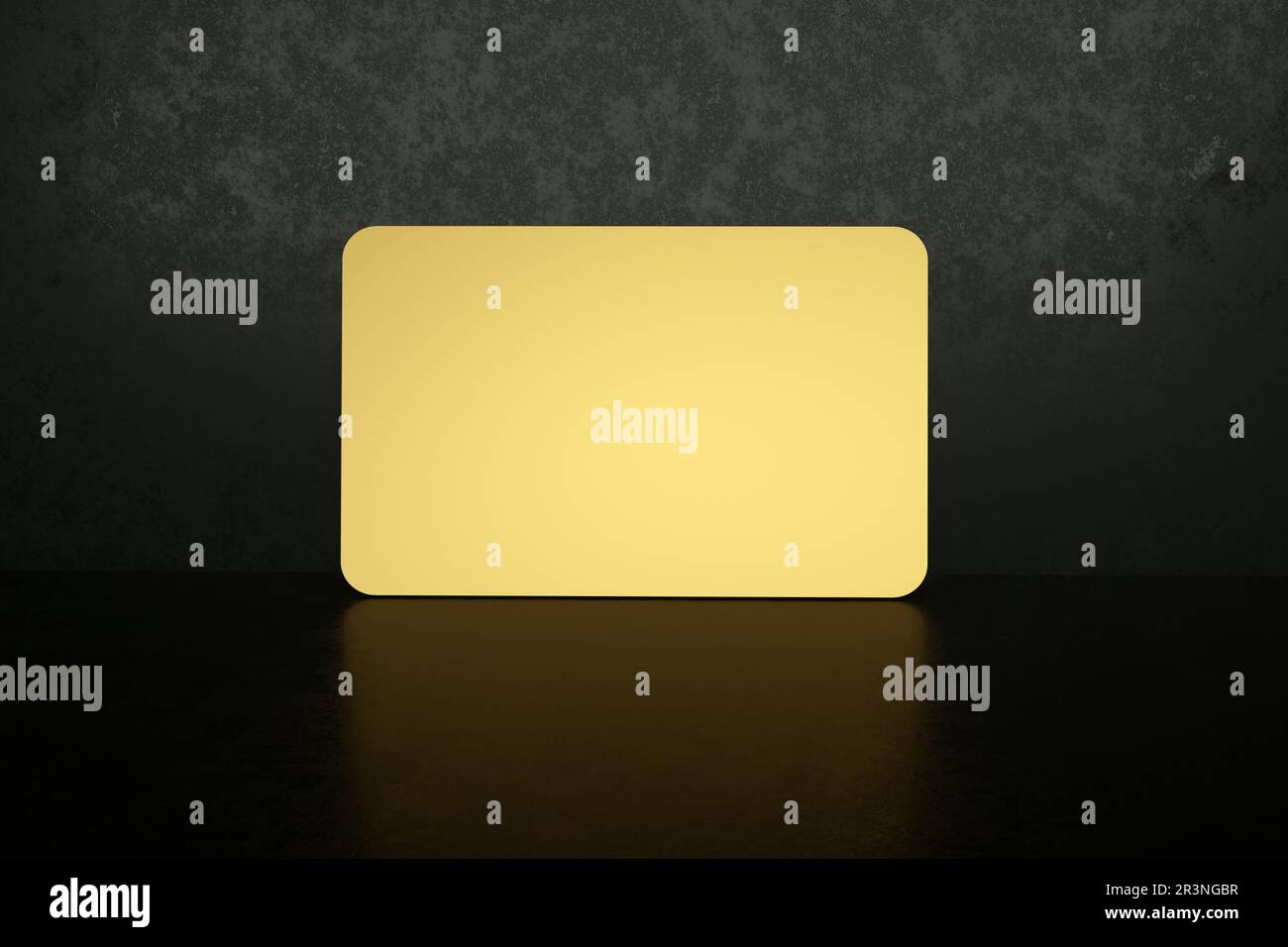 Golden card blank Stock Photo - Alamy