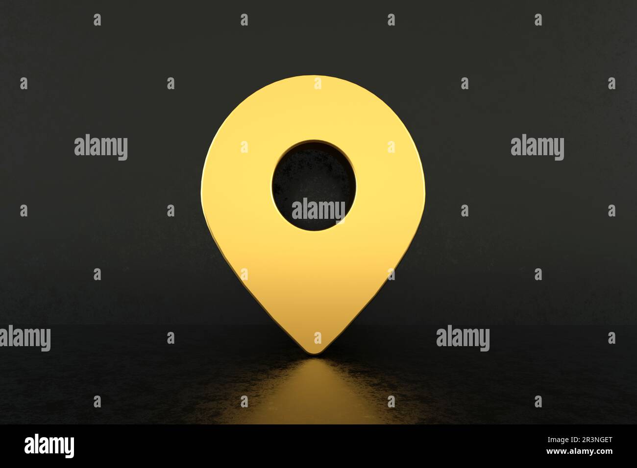 3d render location icon hi-res stock photography and images - Alamy