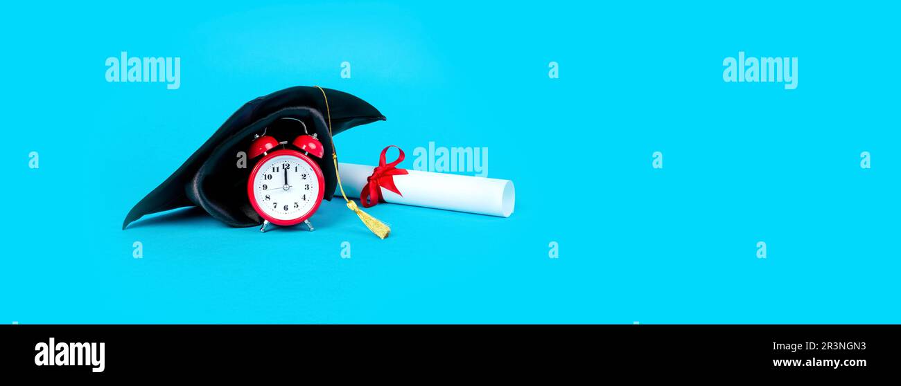 Graduation time panoramic Stock Photo - Alamy