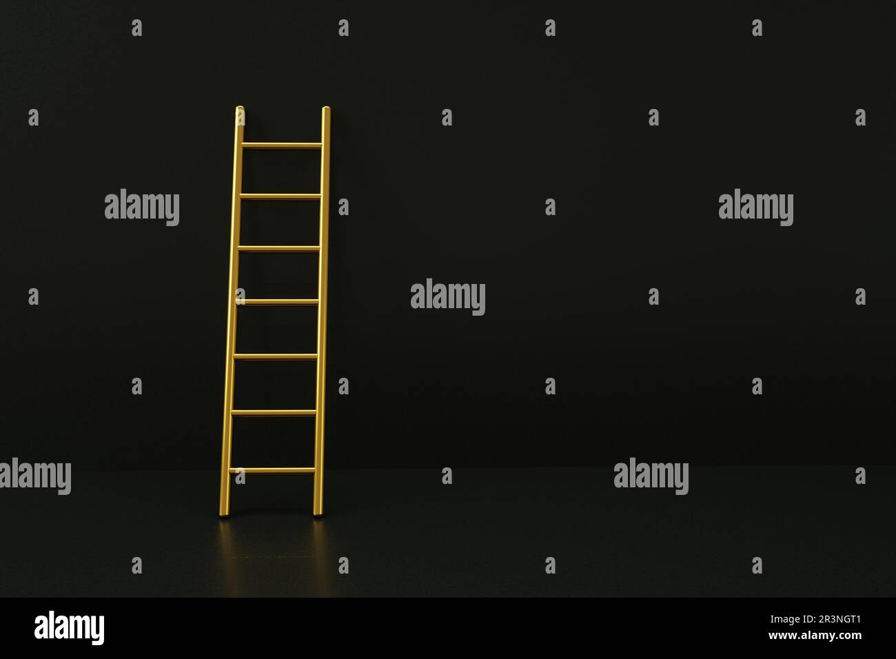 Golden step ladder Stock Photo - Alamy