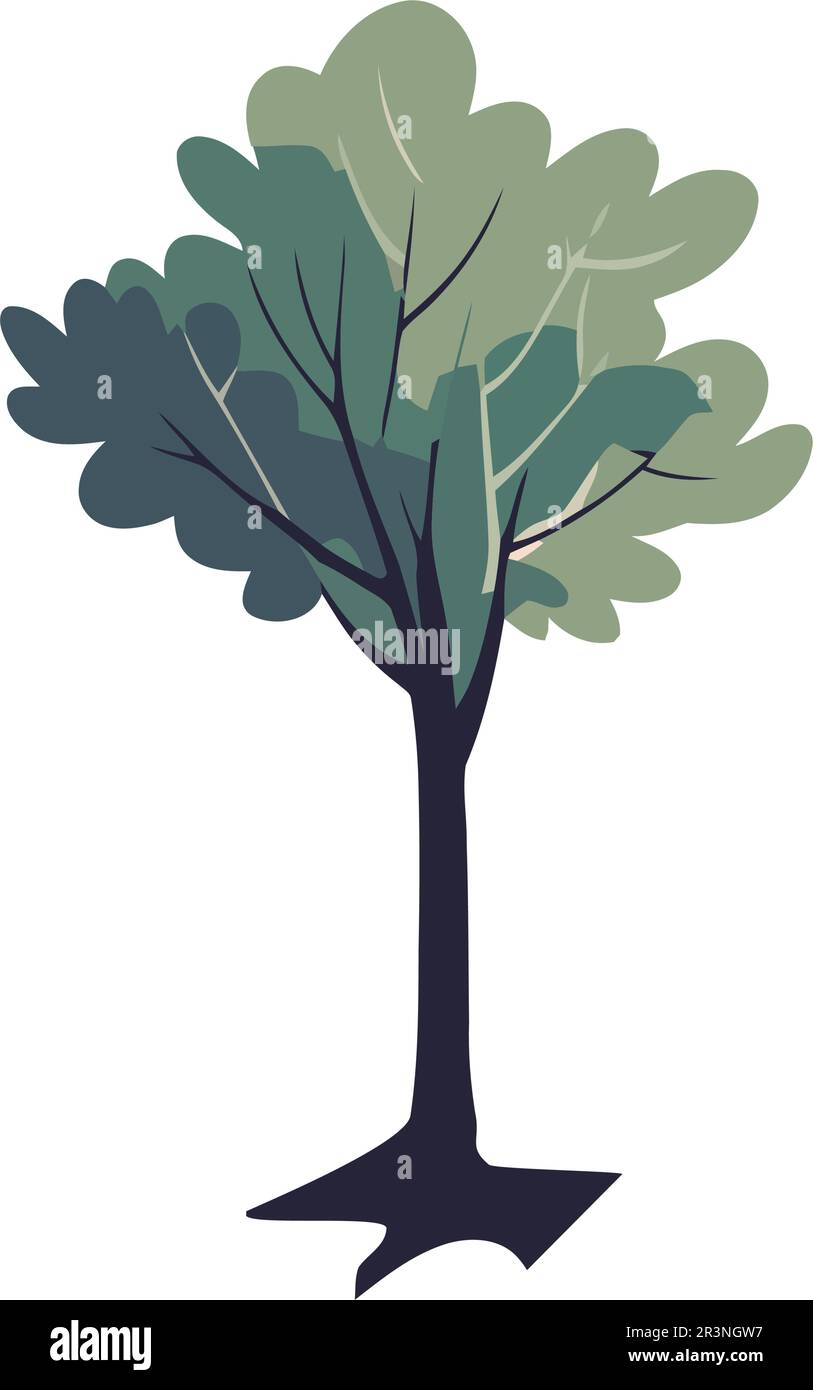 Green leaves symbolize growth in nature environment Stock Vector Image ...