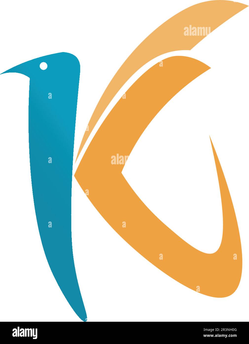k letter k logo design and vector Stock Vector Image & Art - Alamy