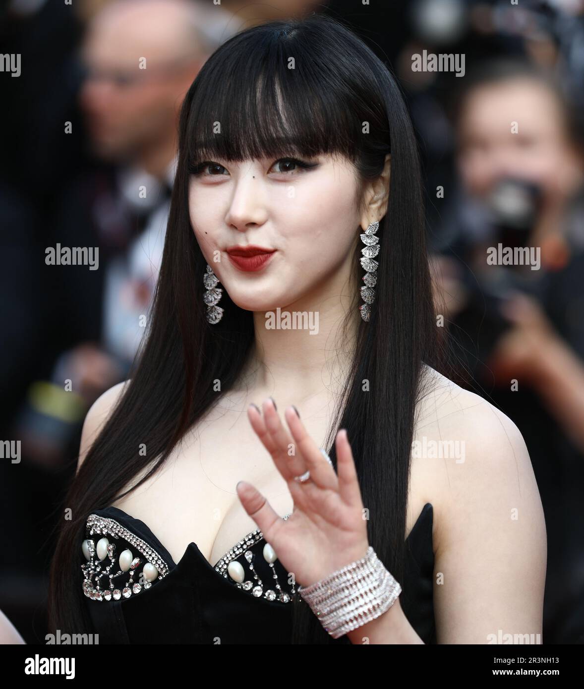 May 24, 2023, Cannes, Cote d'Azur, France: AESPA KARINA attends the screening of 'The-Pot-Au-Feu ...