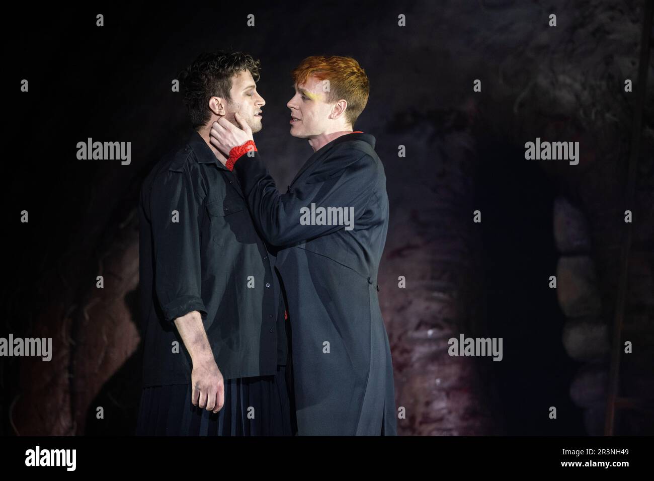 Berlin, Germany. 24th May, 2023. Aryeh Nussbaum Cohen (l) as David ...