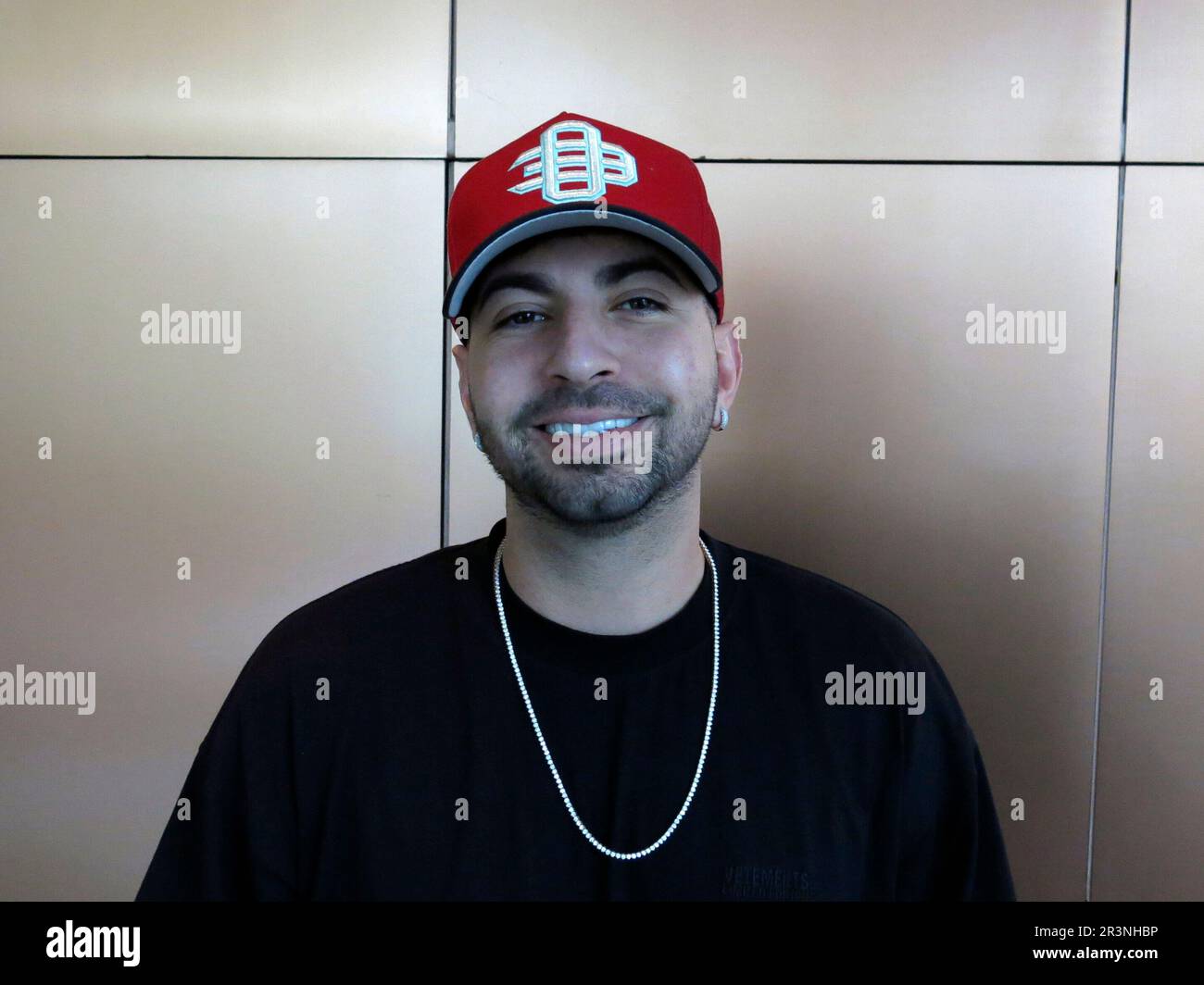 American singer musician Justin Quiles poses for a portrait during an ...