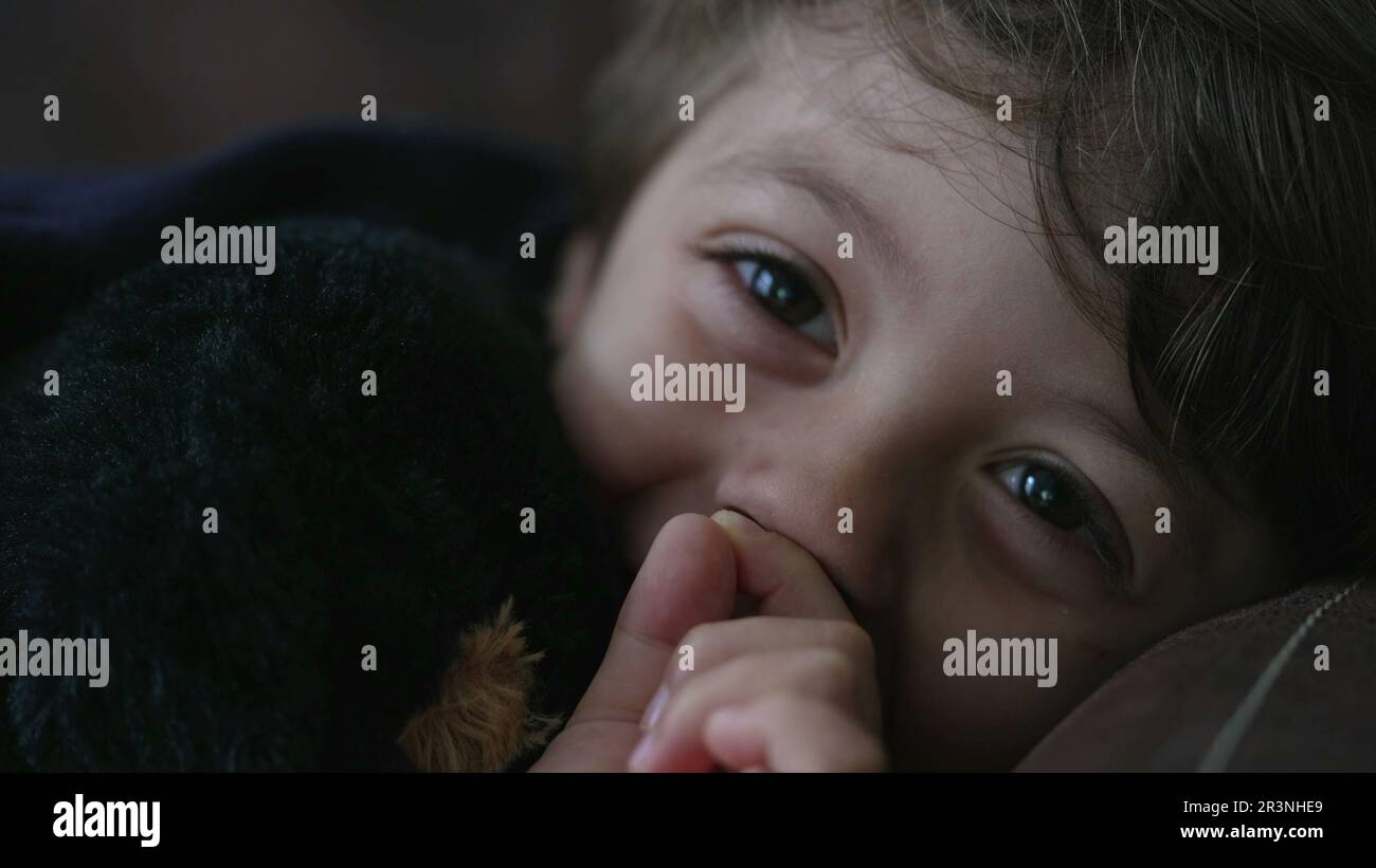 One happy young boy authentic real life laugh and smile. Closeup male ...