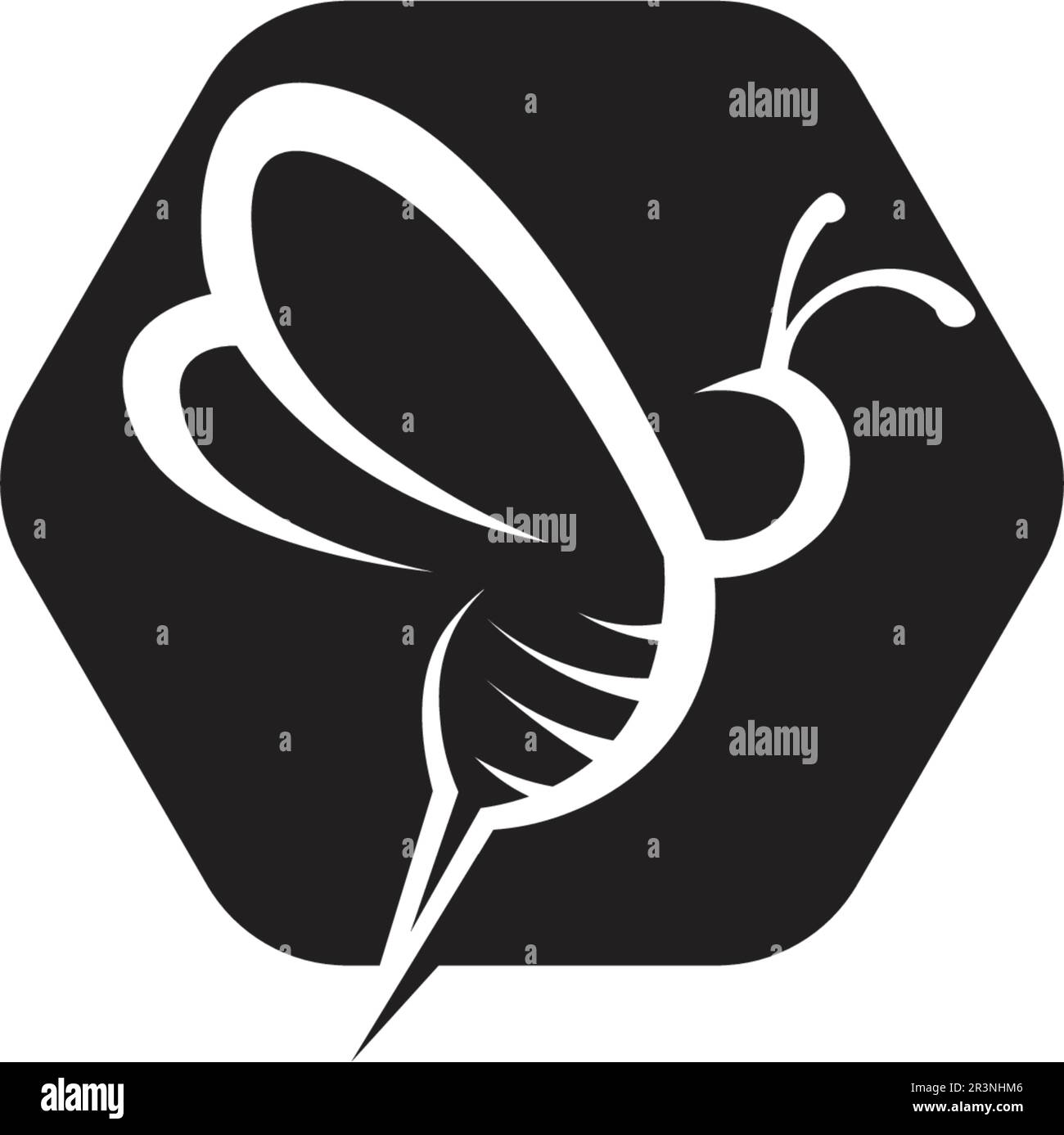 vector bee honey honey bee logo nice orange sweet unique warm design ...