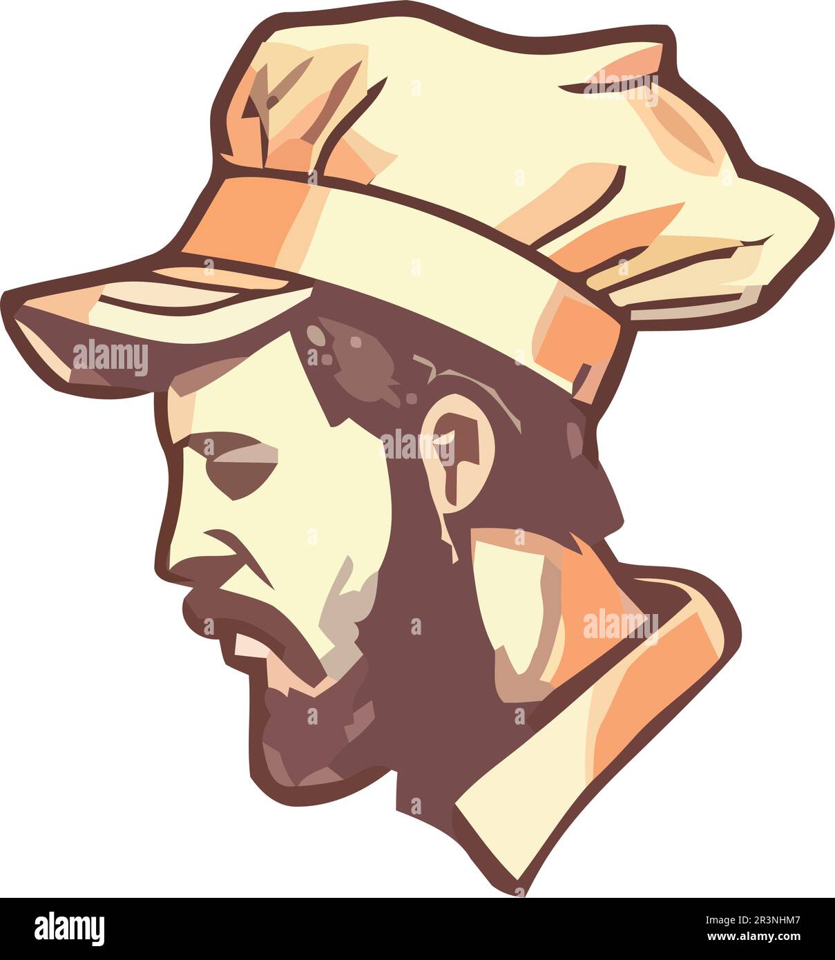 Cheerful chef cooks kitchen man food Stock Vector Images - Alamy