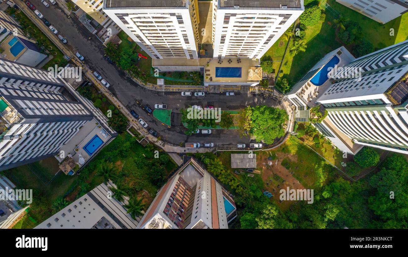 Swimming pool aerial square hi-res stock photography and images - Alamy