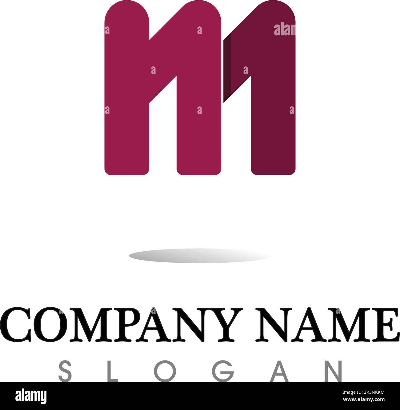 Letter icons company design Stock Vector Images - Alamy