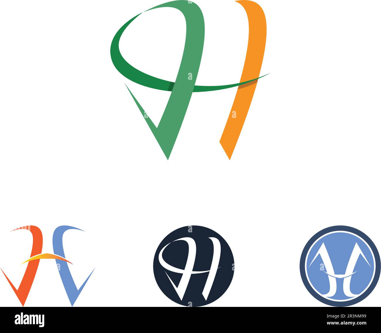 Letter h h Stock Vector Images - Alamy