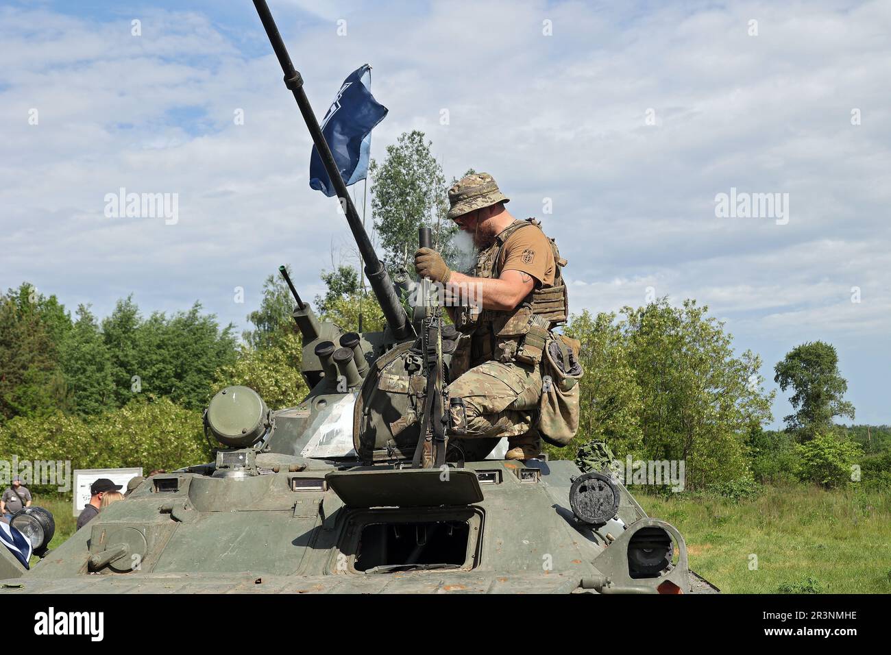 Ukraine. 24th May, 2023. NORTHERN UKRAINE - MAY 24, 2023 - A briefing ...