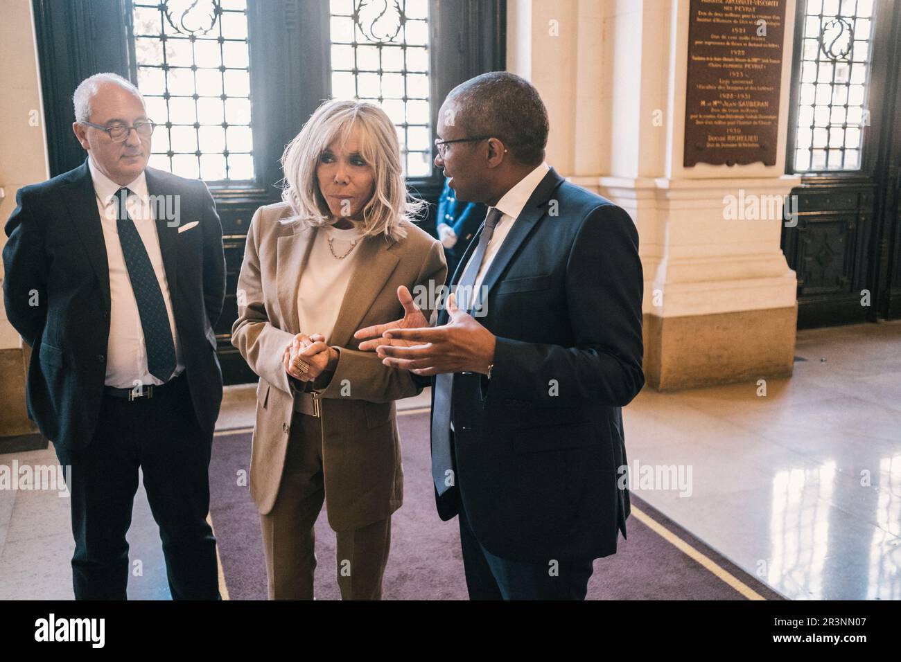 Paris, France. 24th May, 2023. French Rector of the Academy of Paris Christophe Kerrero, French ...