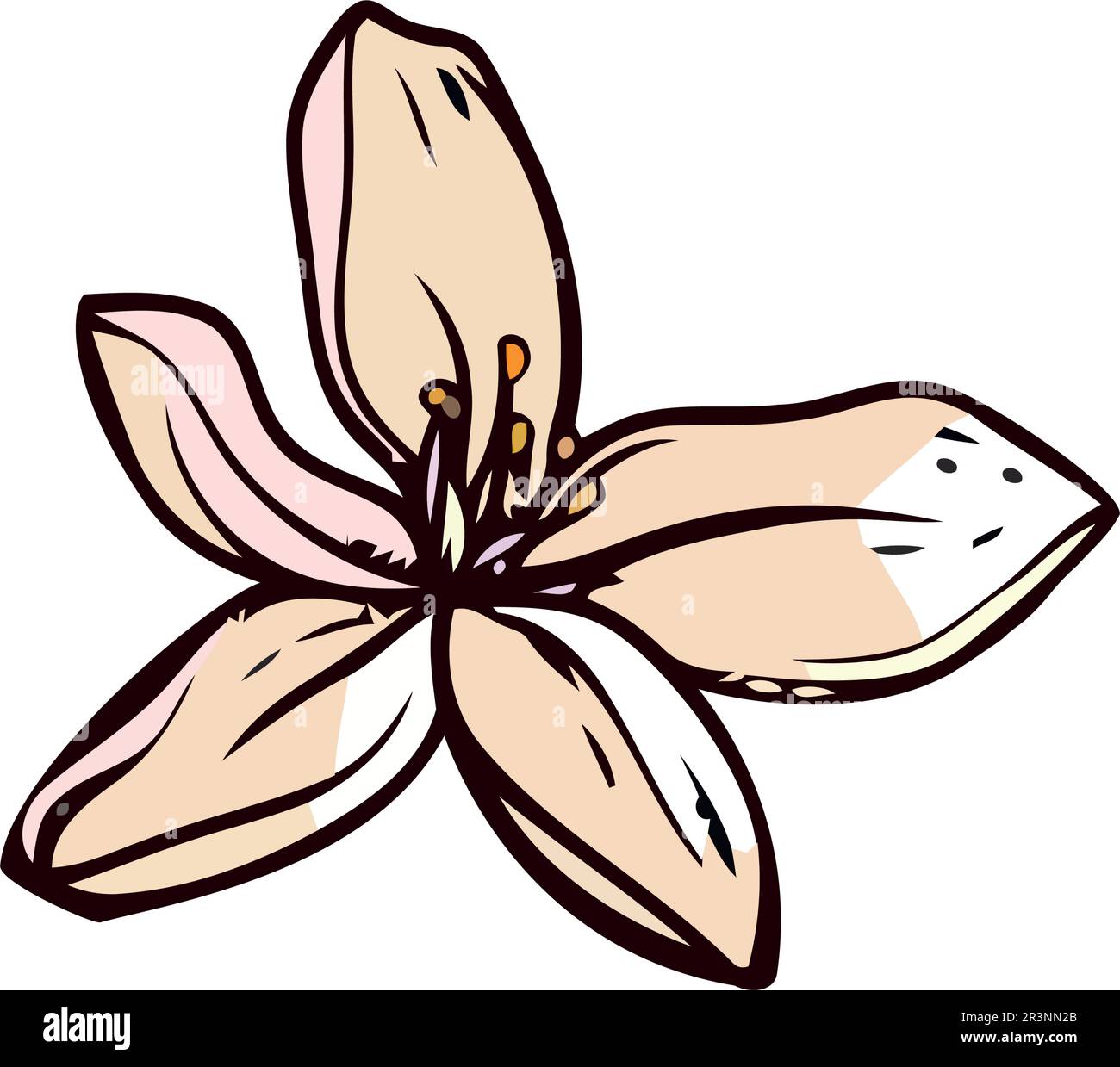 Cute cartoon flower Stock Vector Image & Art - Alamy