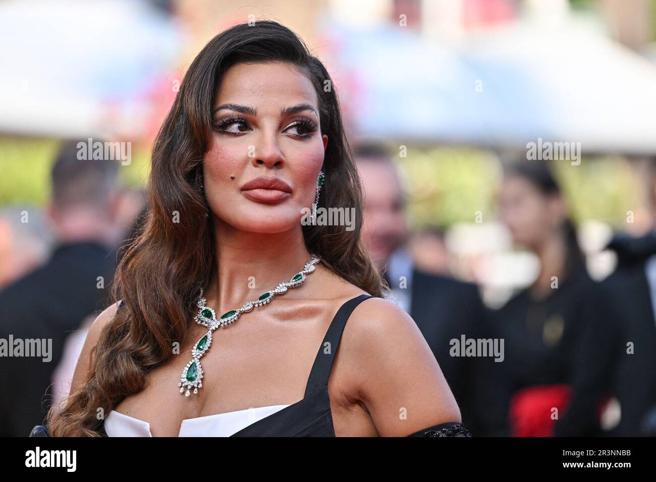 Nadine Nassib Njeim at the premiere of the movie La Passion De Dodin ...