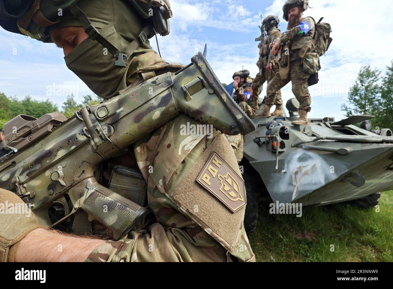 Ukraine. 24th May, 2023. NORTHERN UKRAINE - MAY 24, 2023 - A patch of ...