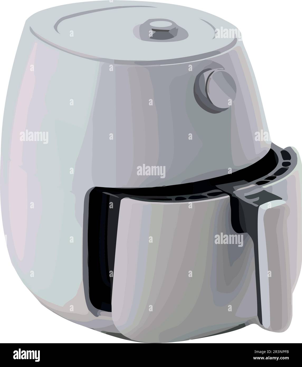 Air fryer illustration Stock Vector Images - Alamy