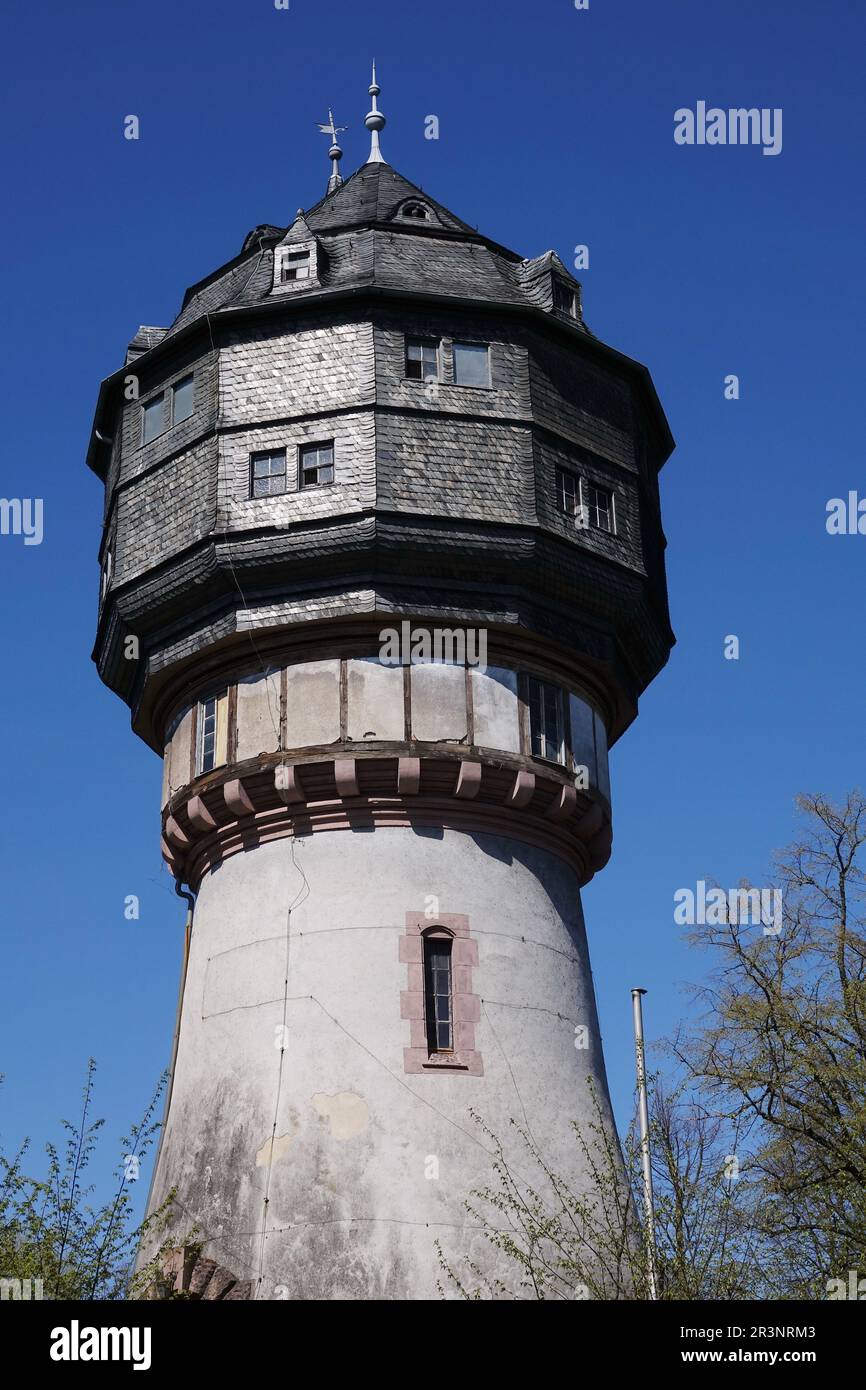 Water tower in Frankfurt-Eschersheim Stock Photo - Alamy