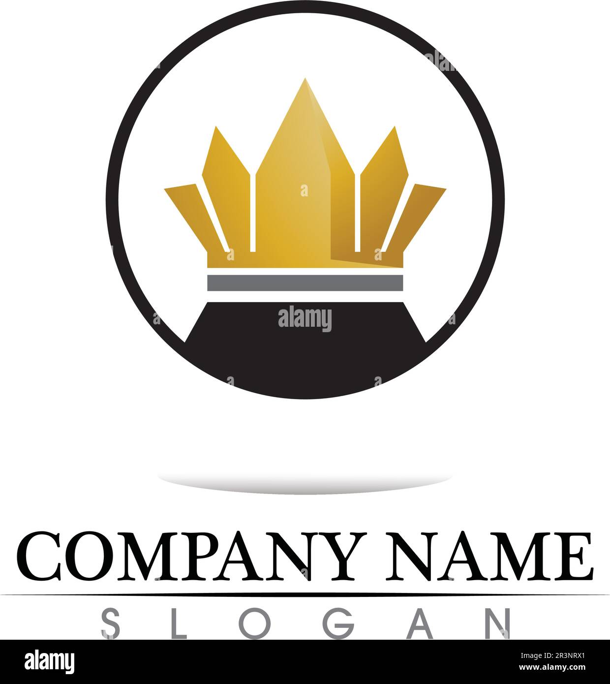 Crown insignia logo Cut Out Stock Images & Pictures - Alamy