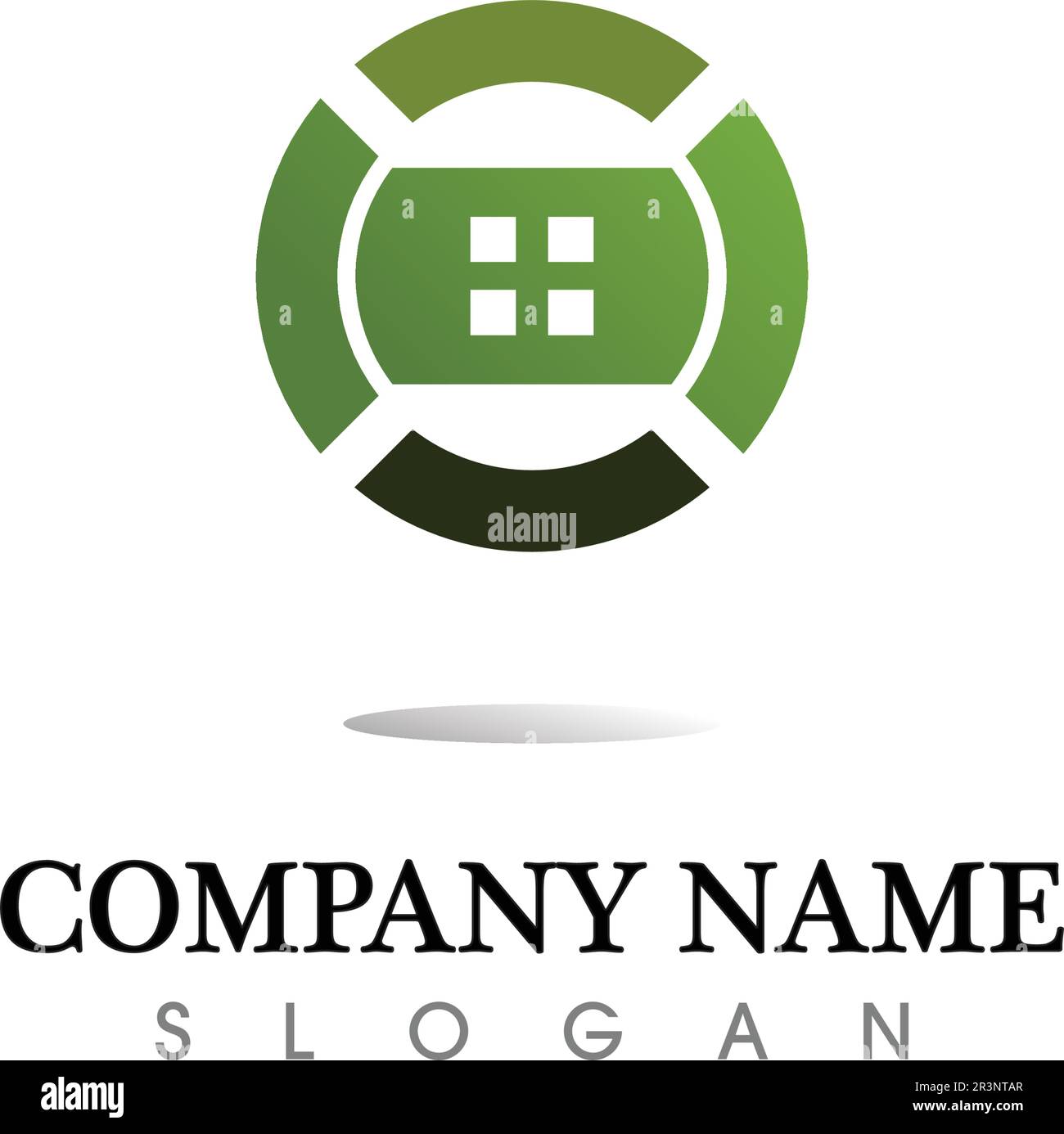 Real estate and home buildings logo icons template Stock Vector Image ...