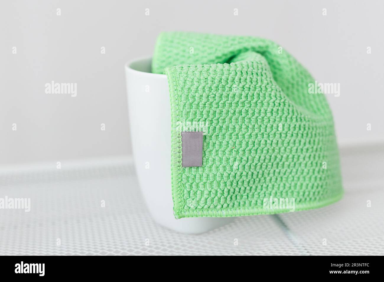 Dust rags and spring cleaning at home. Household chores and ...