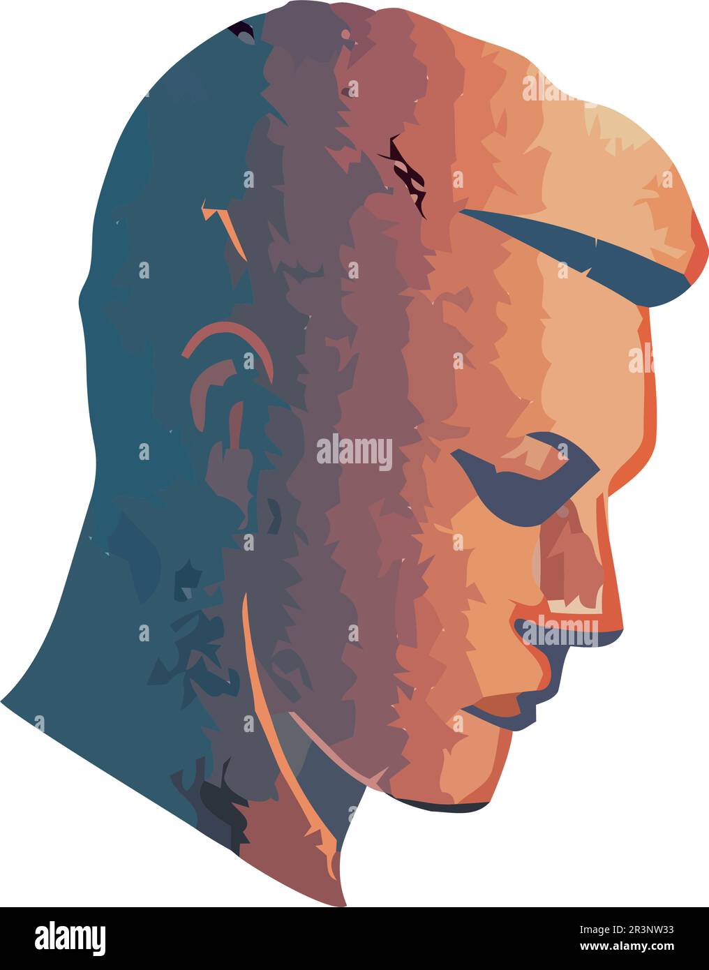 Young adult male avatar with sad expression Stock Vector Image & Art ...