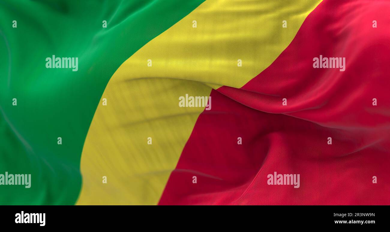 Congo national banner hi-res stock photography and images - Alamy