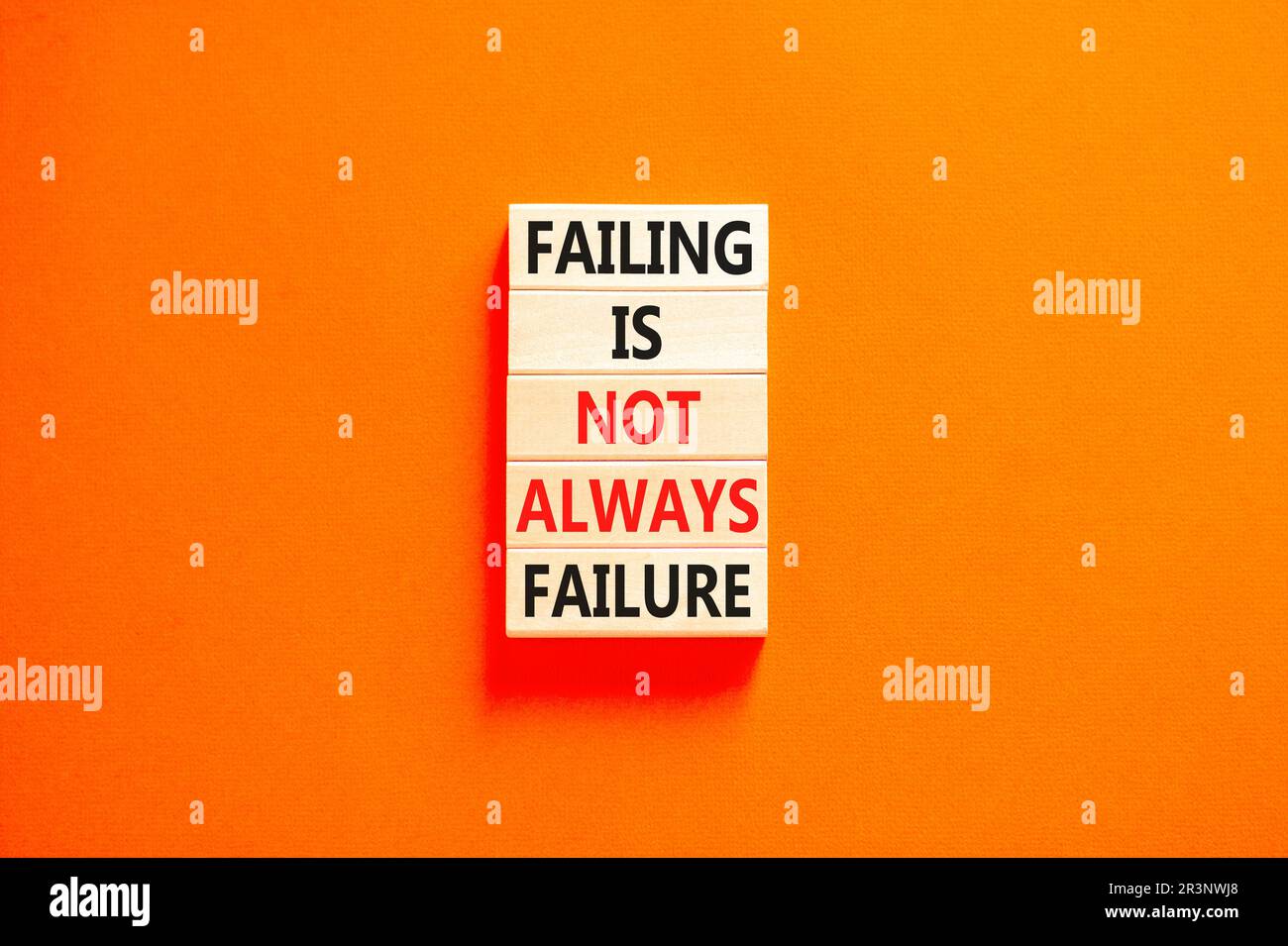 Failure or failing symbol. Concept words Failing is not always failure ...