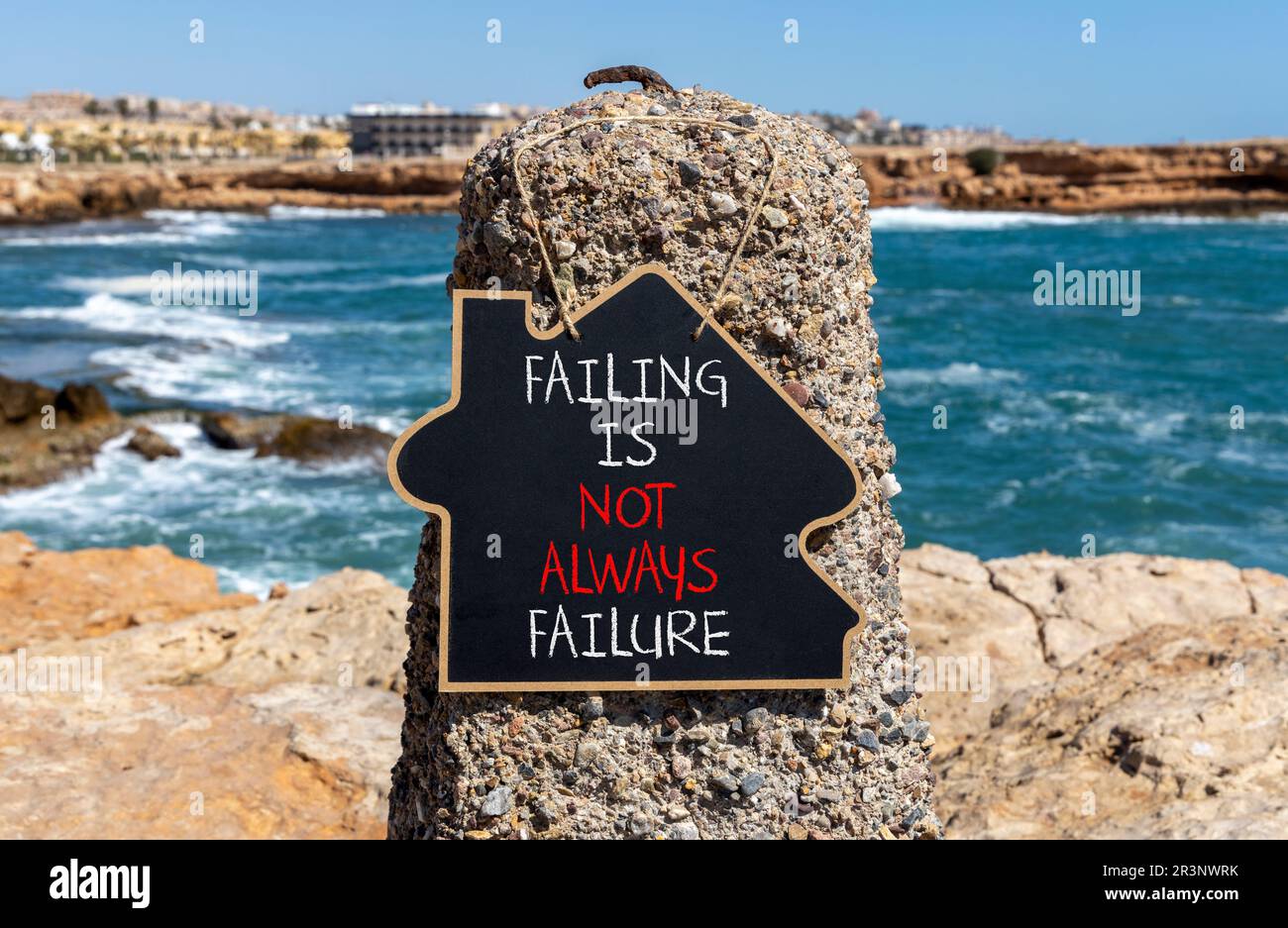 Failure or failing symbol. Concept words Failing is not always failure ...