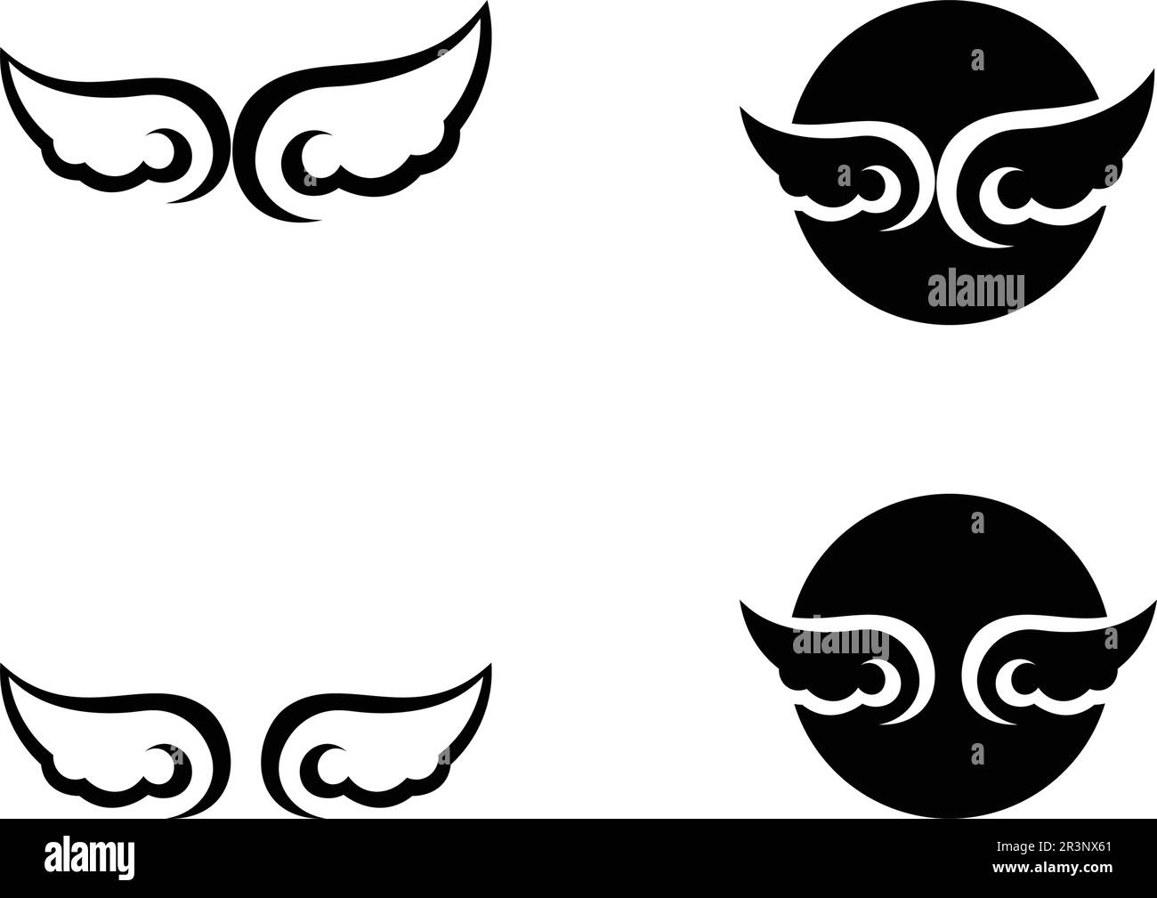 Vector - Vector sign abstract bird in flight Rooster and Chicken Stock ...