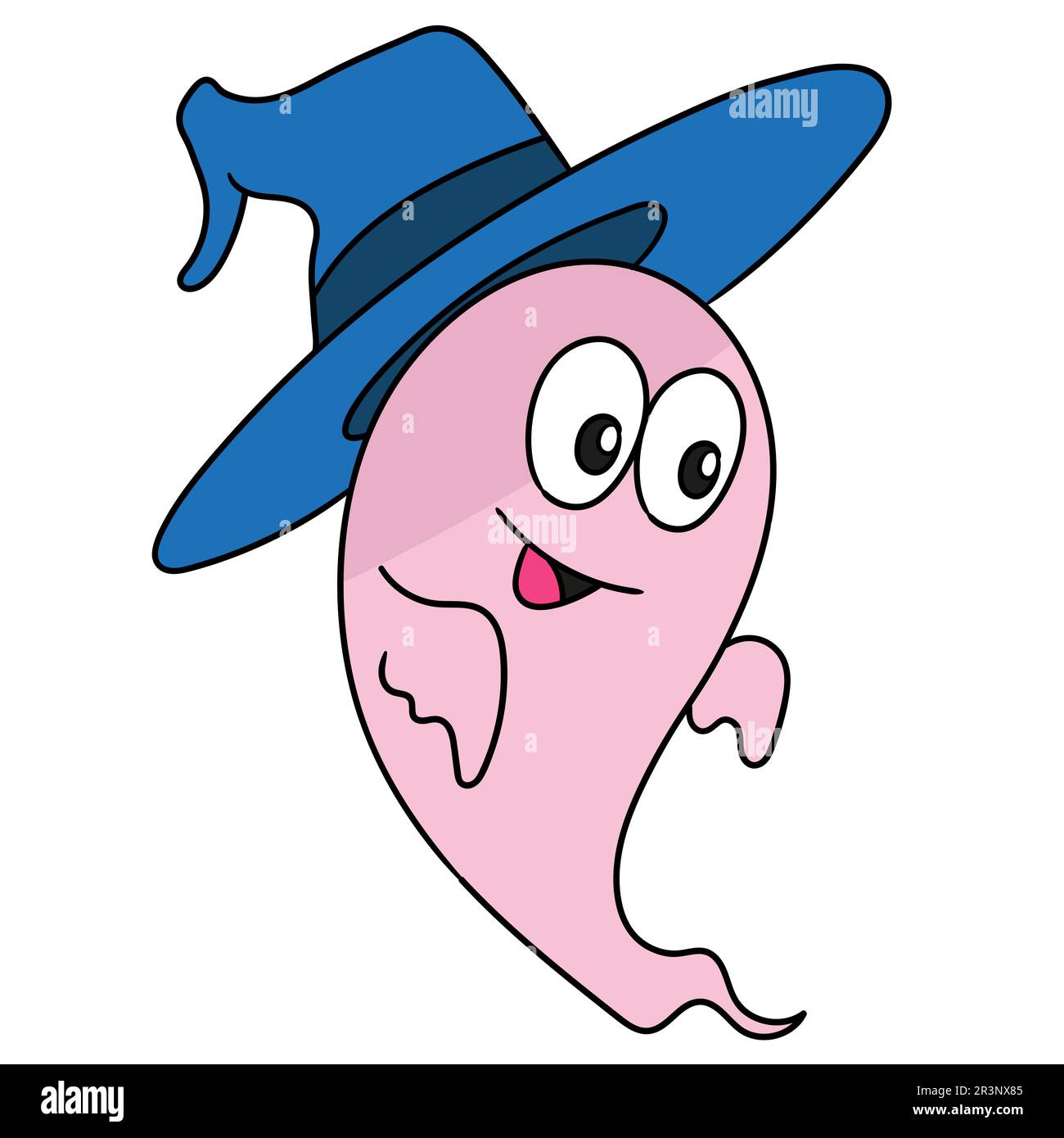 Halloween cartoon character witch Cut Out Stock Images & Pictures - Alamy
