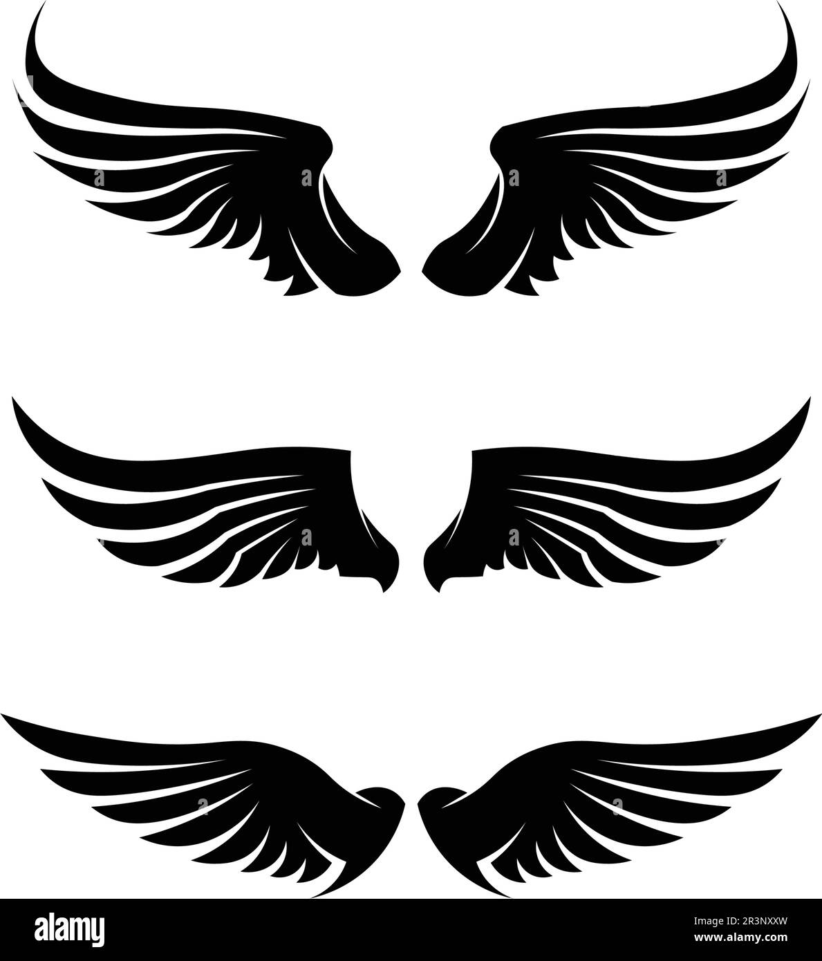 Vector - Vector sign abstract bird in flight Rooster and Chicken Stock ...