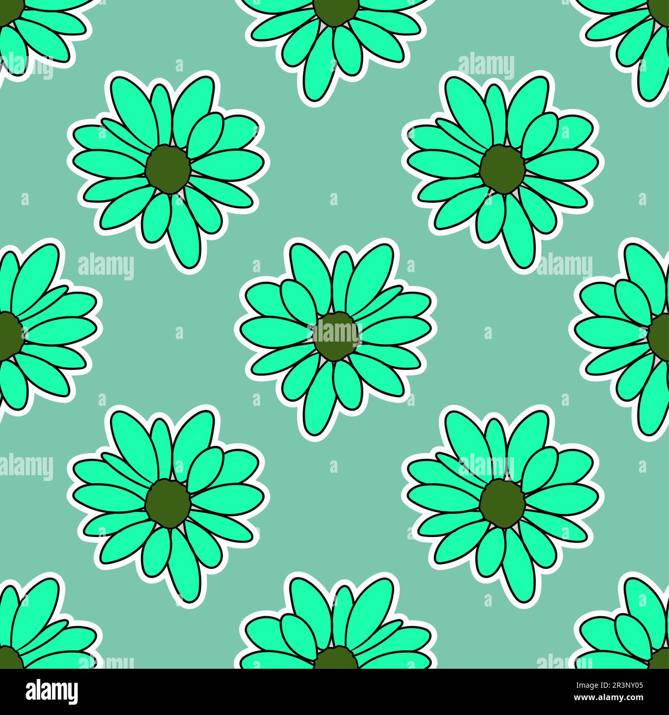 Spring blossom flowers seamless background. repeat pattern background ...