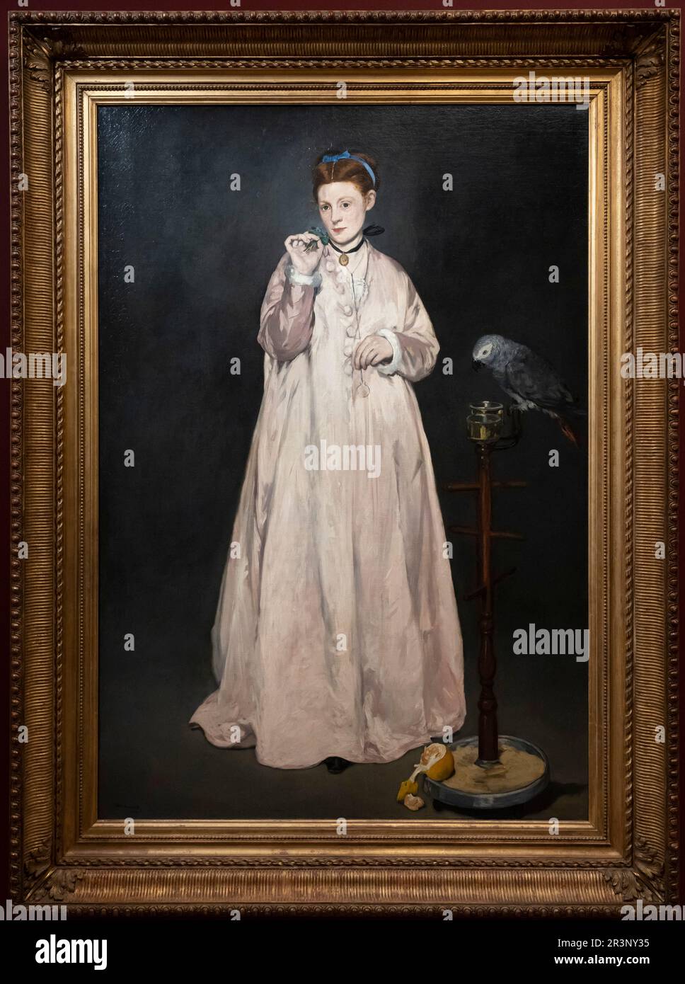 Paris, France - 05 13 2023: Orsay Museum. The Woman With The Parrot ...