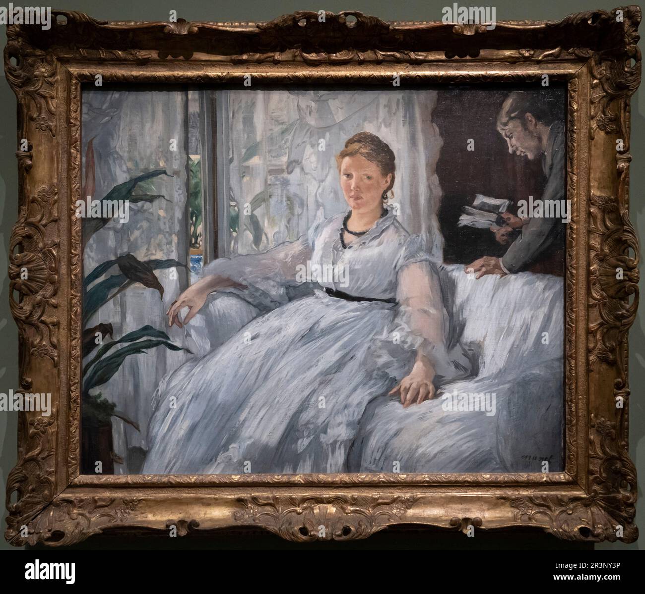 Paris, France - 05 13 2023: Orsay Museum. Reading painted by Edouard ...