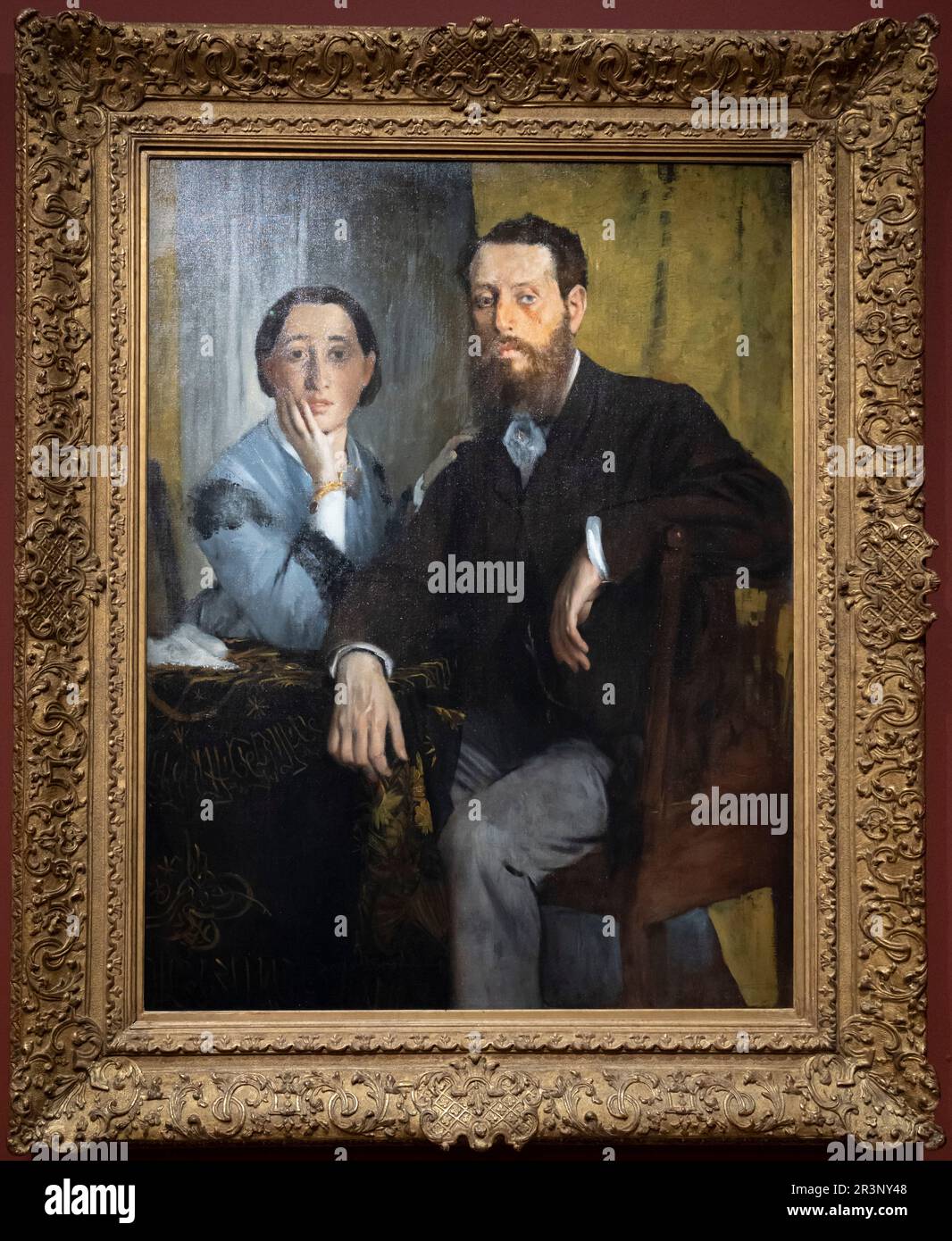 Paris, France - 05 13 2023: Orsay Museum. Edmond and Therese Morbilli ...