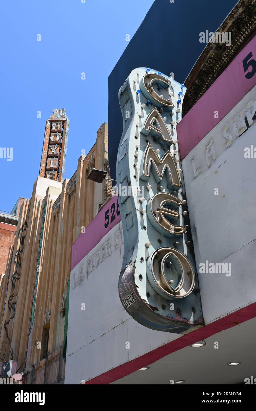LOS ANGELES, CALIFORNIA - 17 MAY 2023: The Cameo Theatre, originally ...